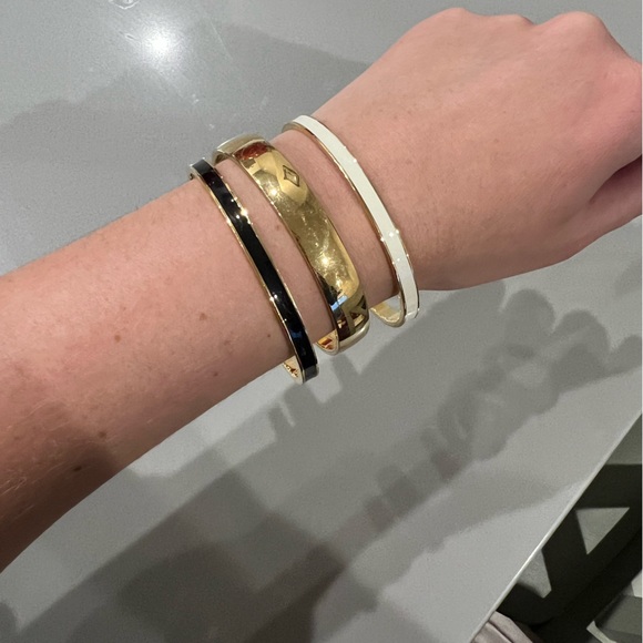 kate spade | Jewelry | Set Of 3 Kate Spade Bangle Bracelets | Poshmark